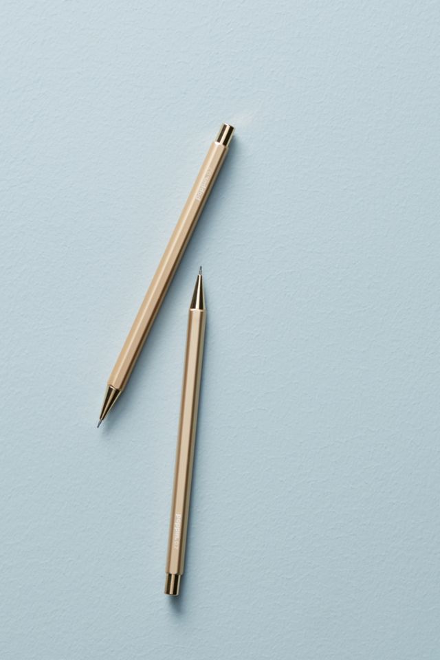 Poppin Gold Mechanical Pencil Set | Anthropologie