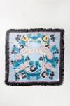 Silk Swan Fringed Scarf | Anthropologie