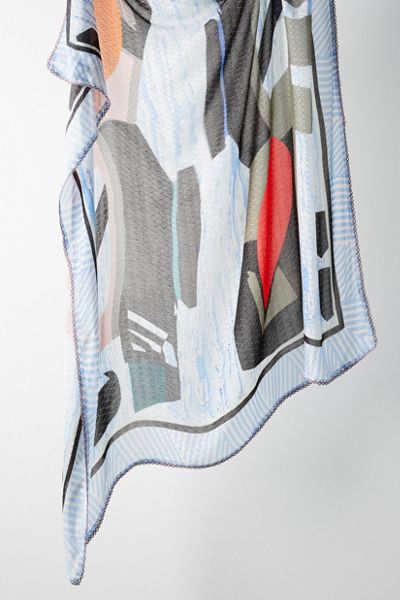 Isabel Geometric Scarf | Anthropologie