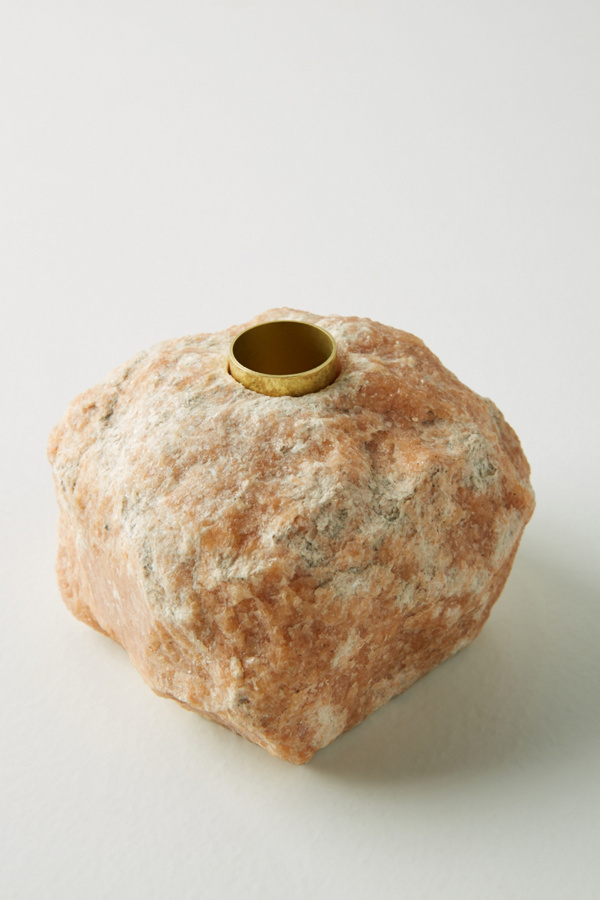 Stone Taper Holder | Anthropologie