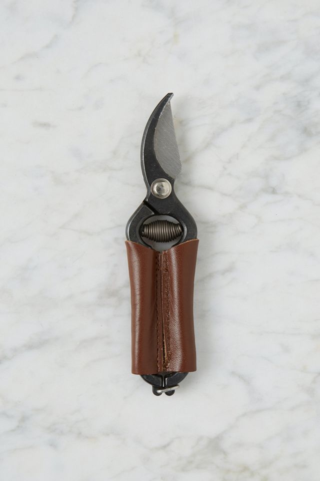 Leather Handle Japanese Steel Mini Pruner | Anthropologie
