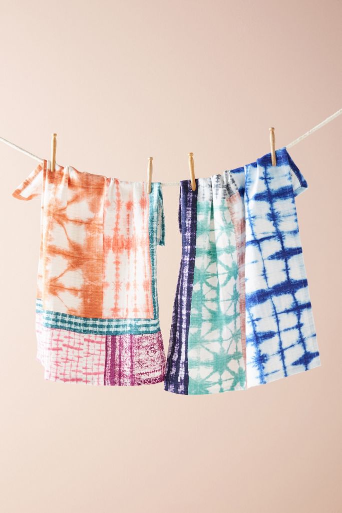 Dyed Dish Towels, Set of 2 | Anthropologie