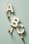 Ceramic Monogram Hook | Anthropologie