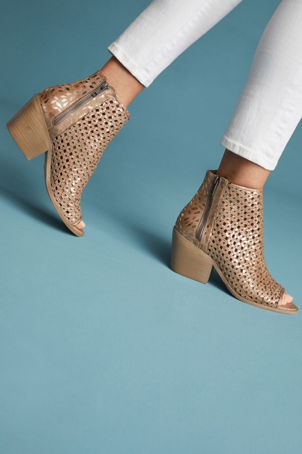 Silent D Joey Metallic Woven Shooties | Anthropologie