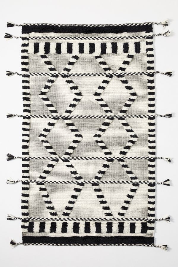Criss-Cross Flat-Woven Rug | Anthropologie UK