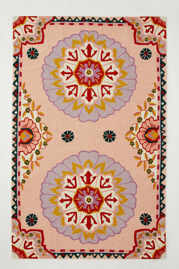 Fleur Crewel Rug | Anthropologie UK