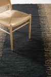 Handwoven Leather & Jute Striped Rug | Anthropologie