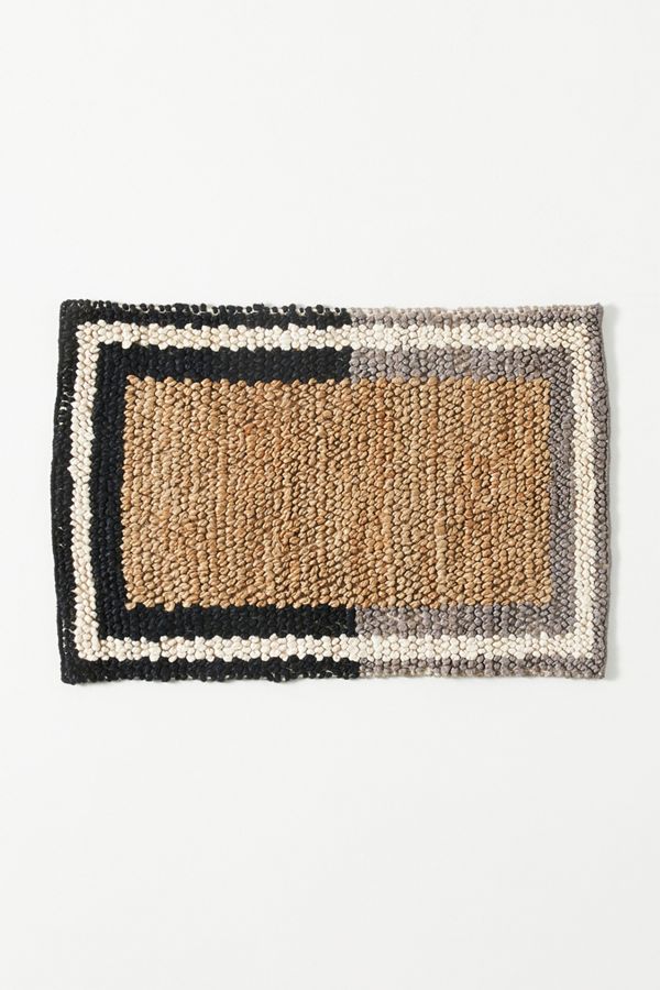 Handwoven Bordered Jute Rug | Anthropologie UK