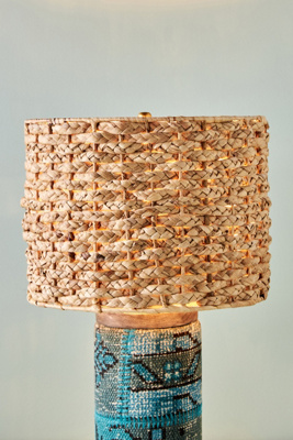 Braided Water Hyacinth Lamp Shade | Anthropologie