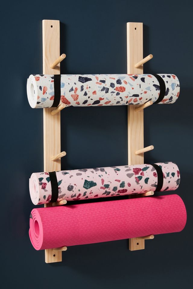 Yoga Mat Wall Rack | Anthropologie