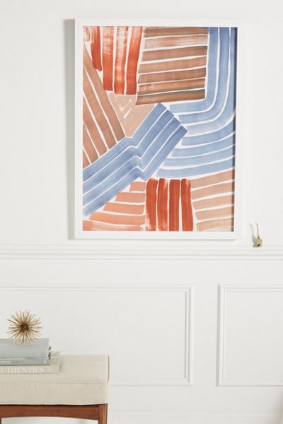 Abstract Lines Wall Art | Anthropologie