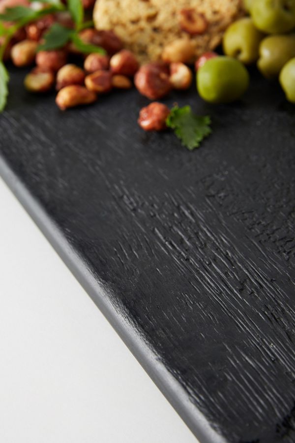 Rectangle Matte Black Cheese Board | Anthropologie UK