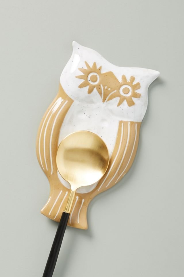 Owl Spoon Rest | Anthropologie