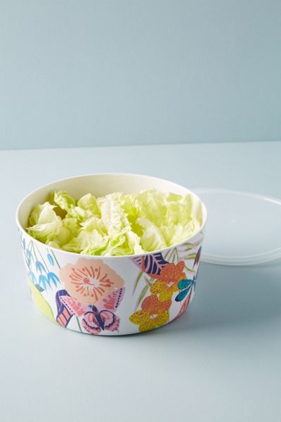 Tropical Melamine Storage Container | Anthropologie