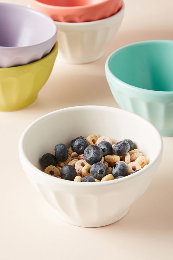 Set of 6 Matte Latte Bowls | Anthropologie UK