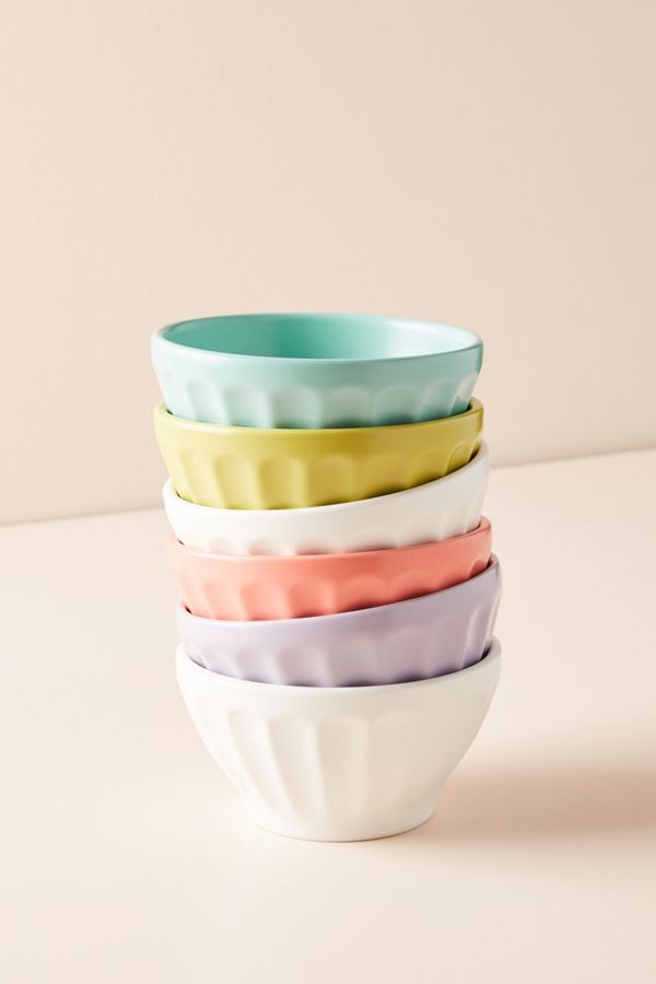 Set of 6 Matte Latte Bowls | Anthropologie UK