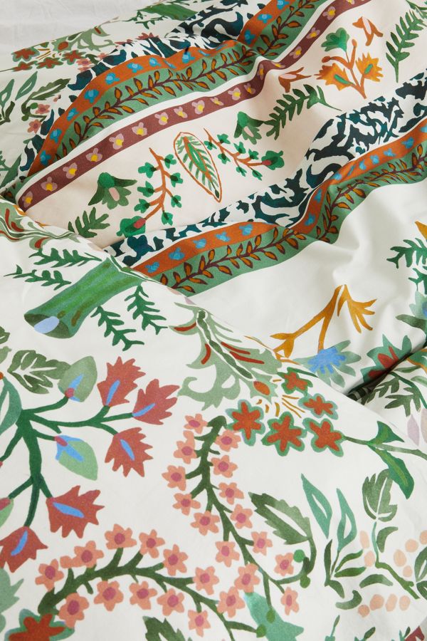 Emelia Patterned Double Duvet Set | Anthropologie UK