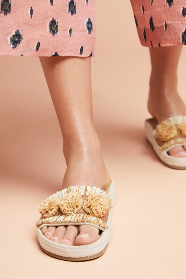 Soludos x Anthropologie Panarea Slide Sandals | Anthropologie
