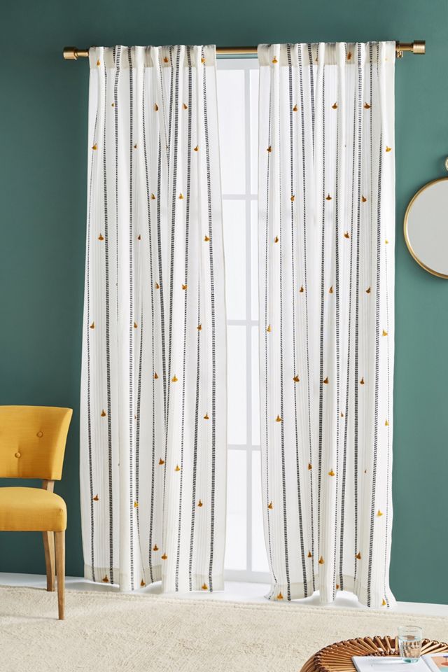 Tasseled Nara Curtain | Anthropologie