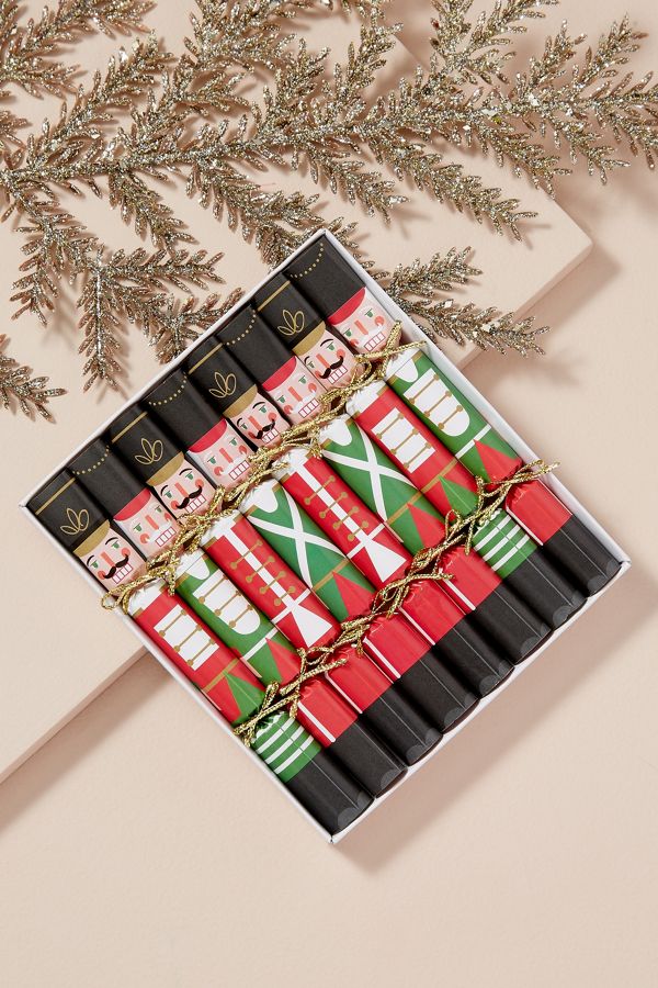 Pack of 8 Mini Christmas Crackers | Anthropologie UK