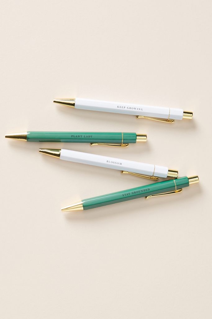 Plant Lady Pens, Set of 4 | Anthropologie