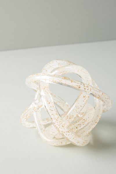 Glitter Knot Decorative Object | Anthropologie