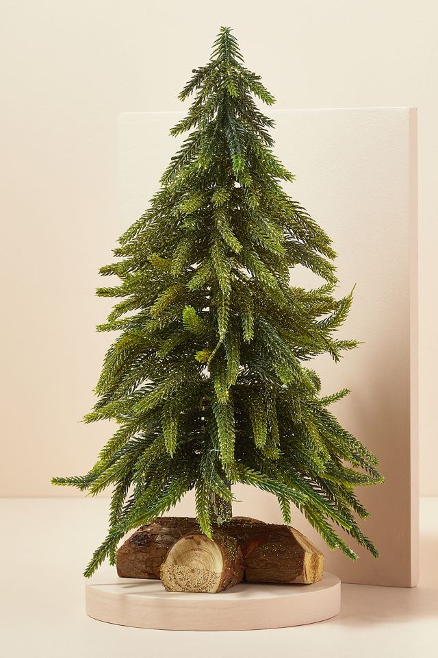 Fir Tree with Logs | Anthropologie UK