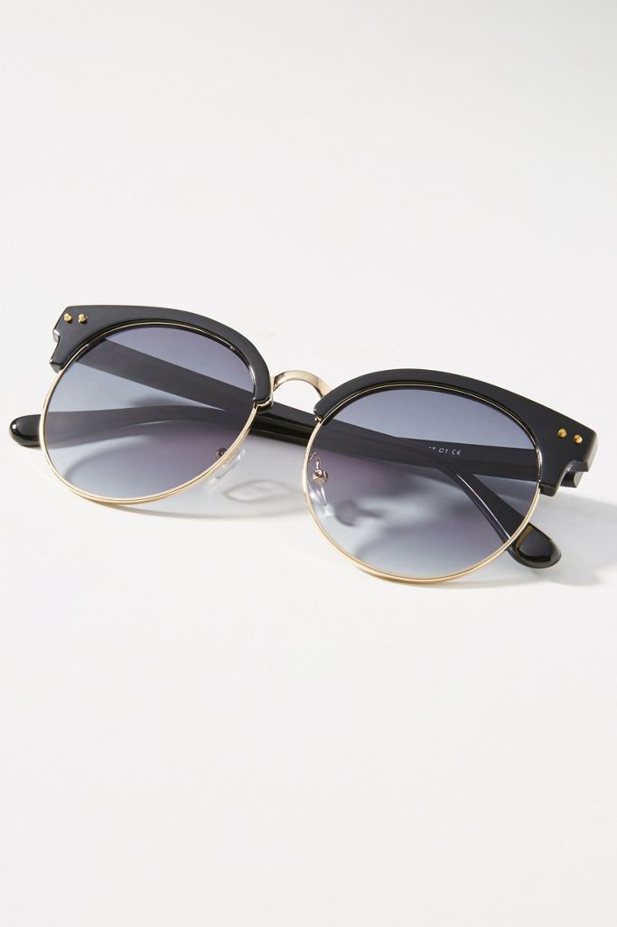 Elliot Round Clubmaster Sunglasses | Anthropologie