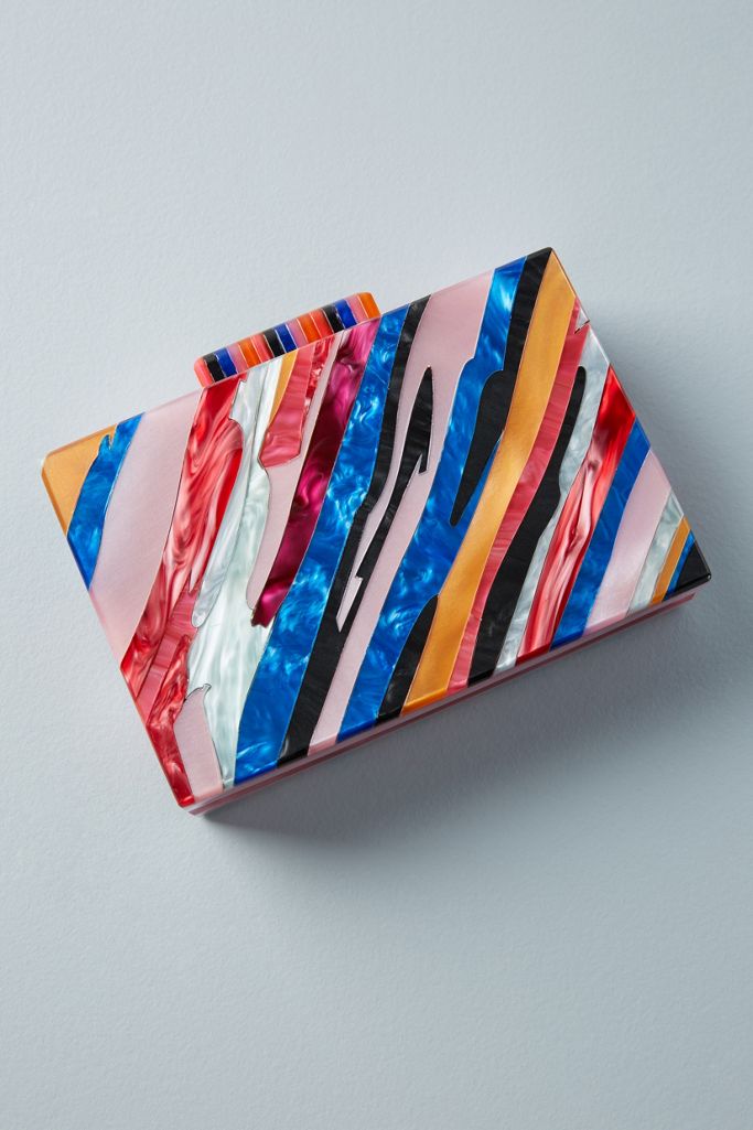 Sunset Lucite Clutch | Anthropologie