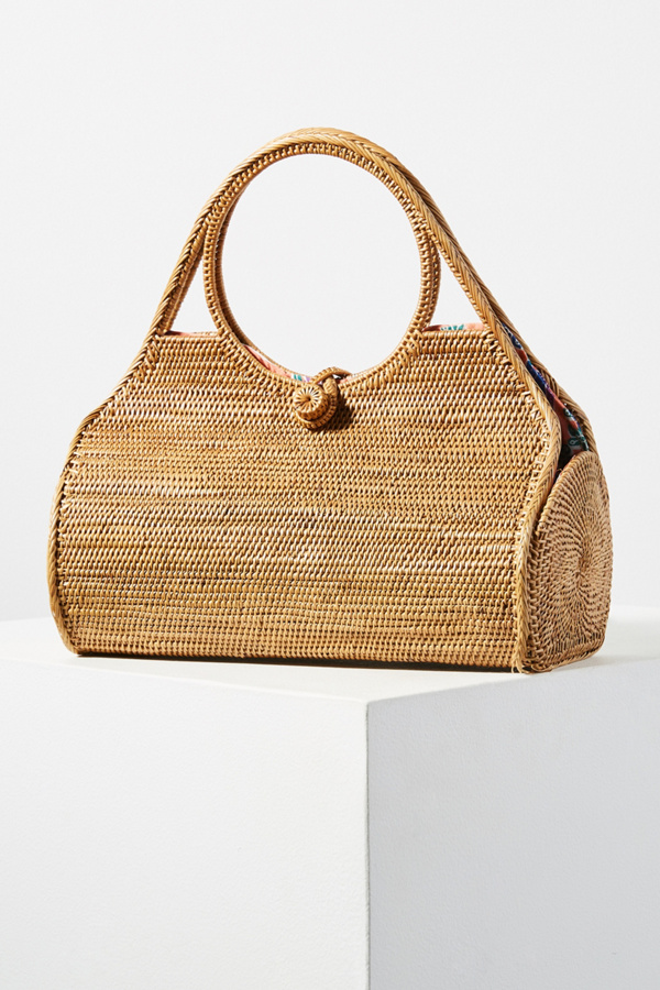 Santa Monica Woven Tote Bag | Anthropologie