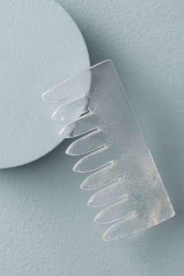 CrownWorks Clear Quartz Crystal Comb | Anthropologie