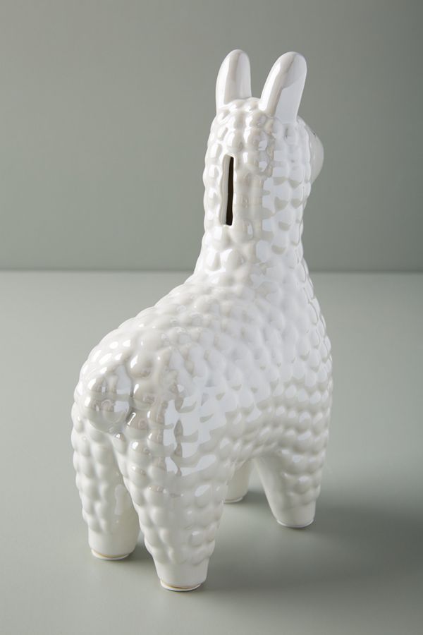 Ceramic Llama Coin Bank | Anthropologie