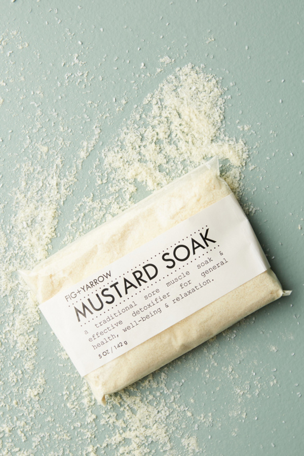 Fig + Yarrow Mustard Soak Bath Packet | Anthropologie