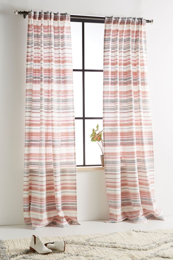 Woven Cora Curtain | Anthropologie