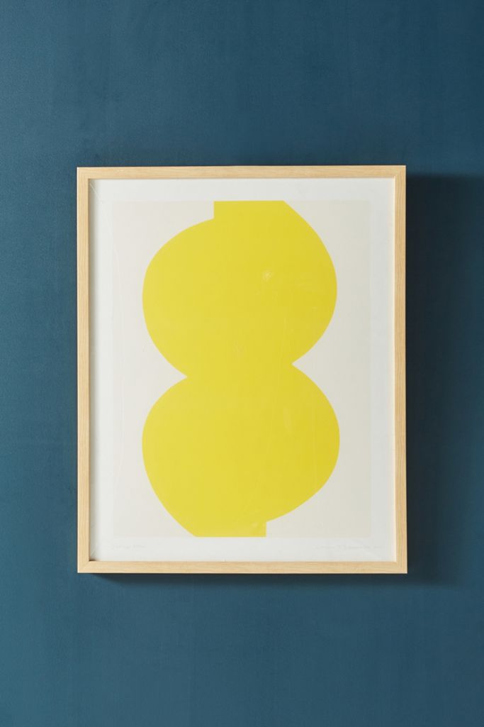 Yellow Form Wall Art | Anthropologie