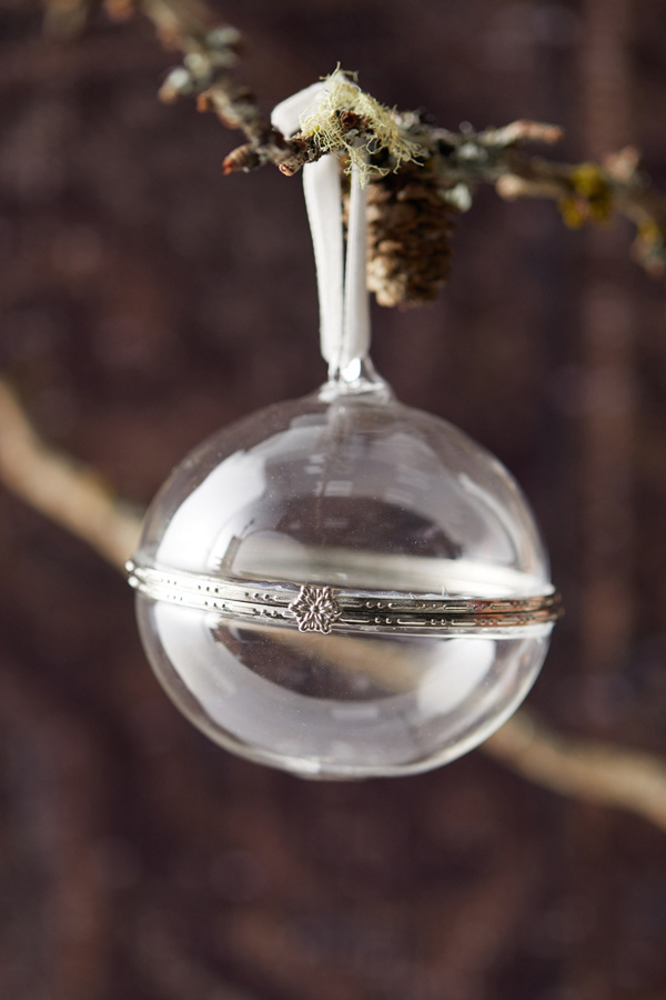 Fillable Glass Globe Ornament | Anthropologie