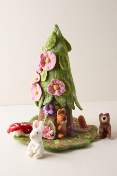 Gnome House & Finger Puppet Set | Anthropologie