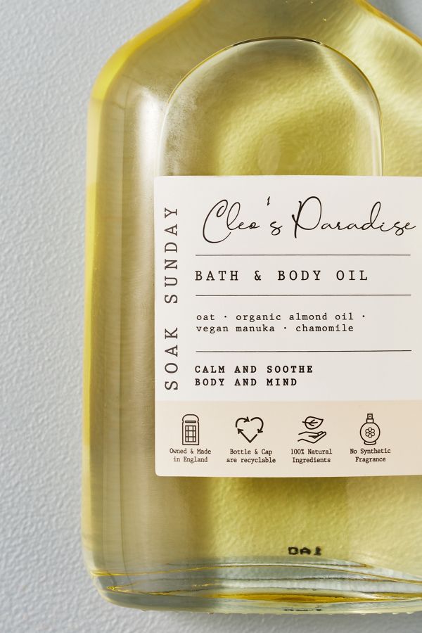 Soak Sunday Cleo's Paradise Botanical Bath Oil | Anthropologie UK