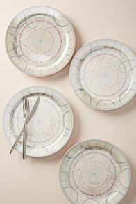 Mika Dessert Plates, Set of 4 | Anthropologie