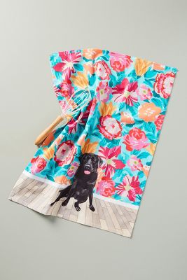 Jay McClellan Studio Ruby Dish Towel | Anthropologie