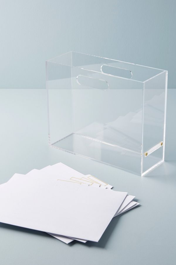 Acrylic File Box | Anthropologie