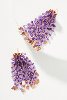 Beaded Waterfall Drop Earrings | Anthropologie