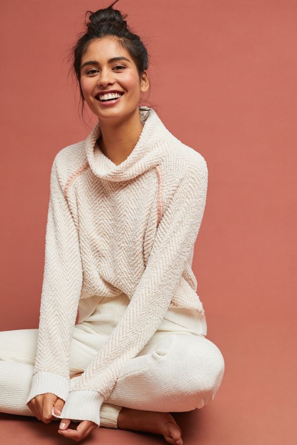 Textured Chevron Pullover | Anthropologie