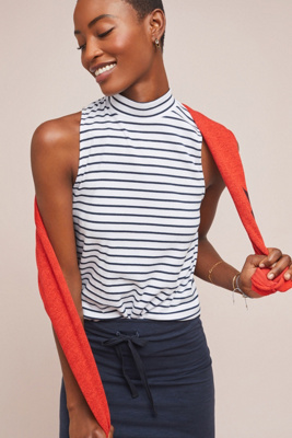 Stateside Mock Neck Tank | Anthropologie