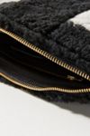 Patched Shearling Clutch | Anthropologie