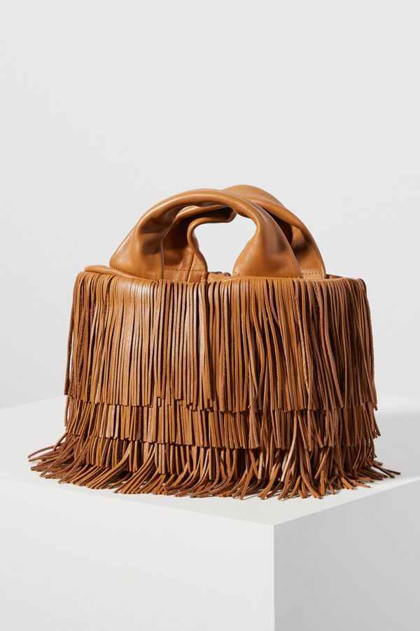 Alexa Fringe Mini Tote Bag | Anthropologie