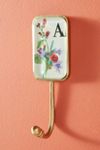 Aria Monogram Hook | Anthropologie