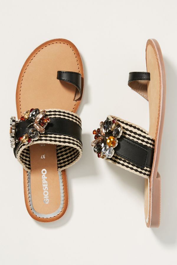 Gioseppo Embellished Sandals | Anthropologie
