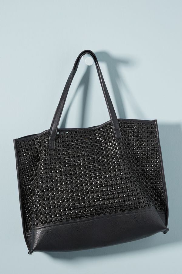 Morgan Woven Tote Bag | Anthropologie