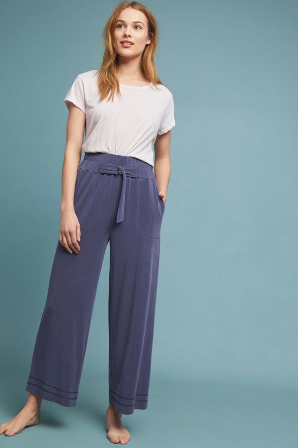 Cupro Wide-Leg Pants | Anthropologie